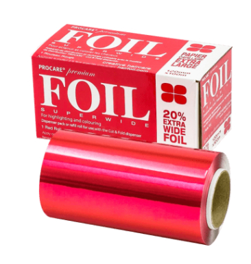 Procare Premium Superwide Red Foil 120mm x 100m | Delightful Hair and ...